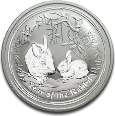 2 oz Lunar II Rabbit | Silver | 2011